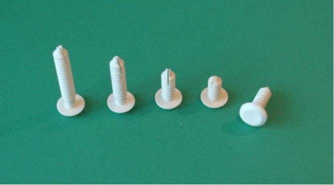 Nylon Ribbed Shank Rivets Push Panel Tree Clips Fasteners Bumper ...